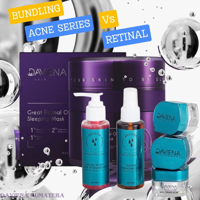 Jual ACNE SERIES + RETINAL DAVIENA SKINCARE | DAVIENA OFFICIAL ...