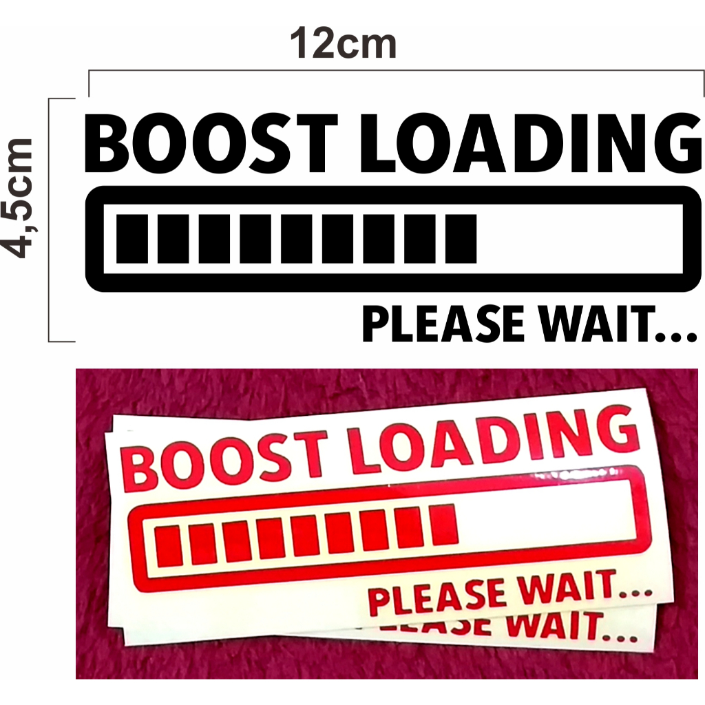 Jual Stiker cutting Boost Loading, sticker Boost Loading | Shopee Indonesia