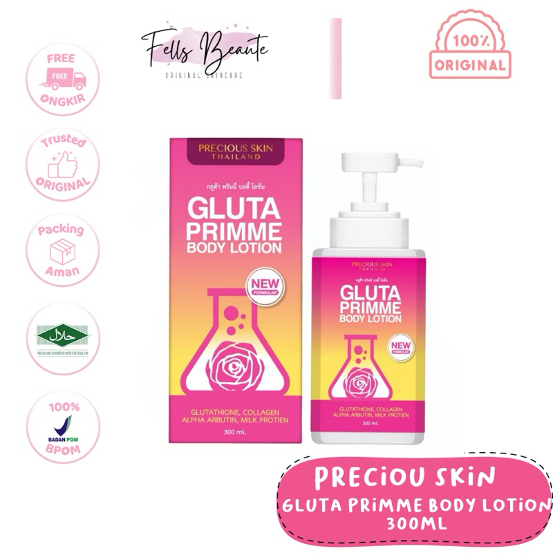 Jual Precious Skin Gluta Prime Body Lotion SPF 50++ 300ml | Shopee ...