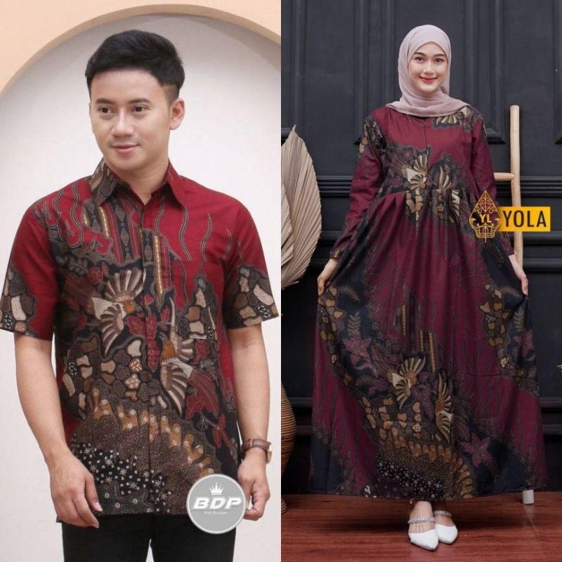 Jual bajucouple batik harga sepasang sarimbit batik keluarga | Shopee ...