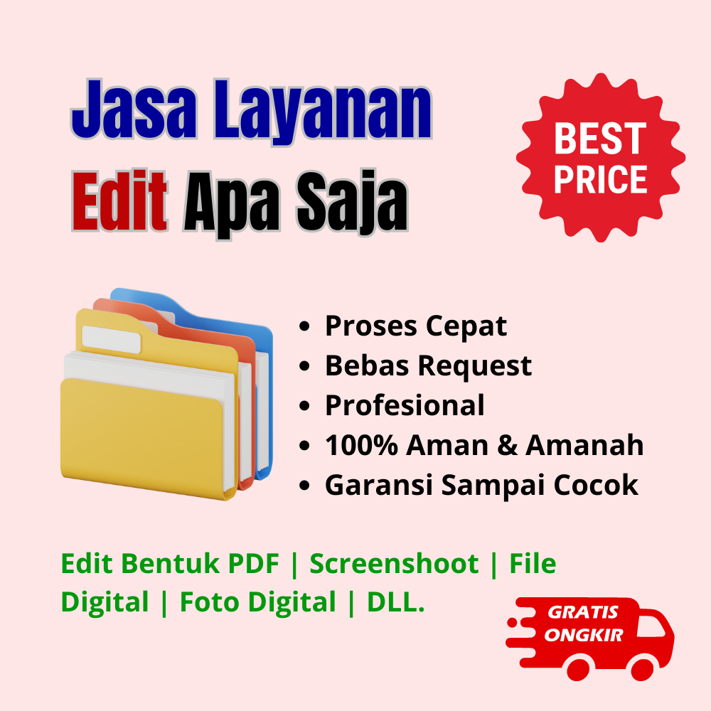 Jual Jasa Layanan Edit Apa Saja | File PDF | Gambar | Dokumen | Foto ...