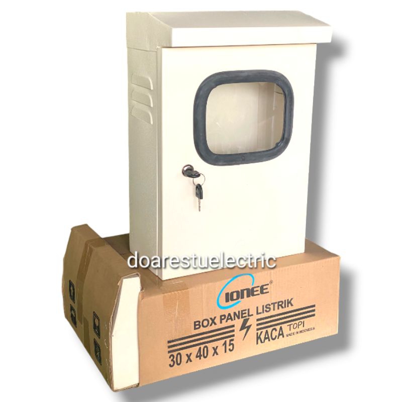 Jual Panel Box 30x40x15 +TOPI KACA Box Panel Listrik KWH Outdoor IONEE ...