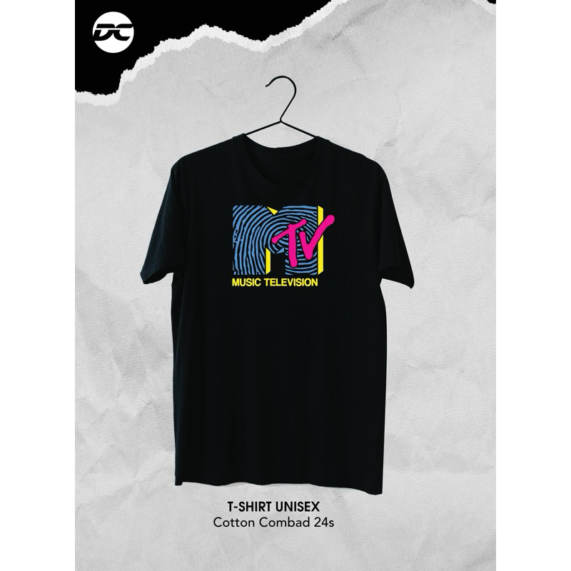 Jual Kaos MTV MUSIC TELEVISION kaos premium music mtv cotton 24s ...