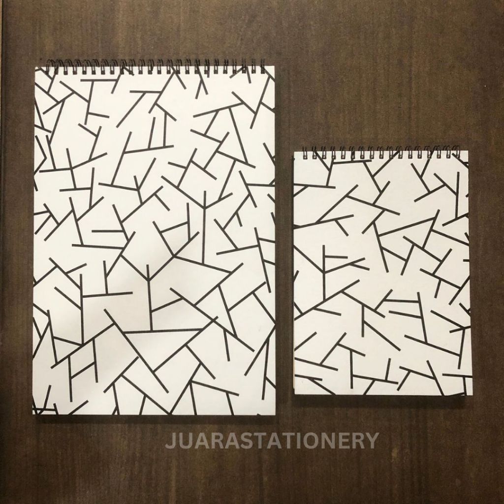 Jual JUARASTATIONERY Sketch Book Motif Abstrak A5 A4 / Buku Gambar ...