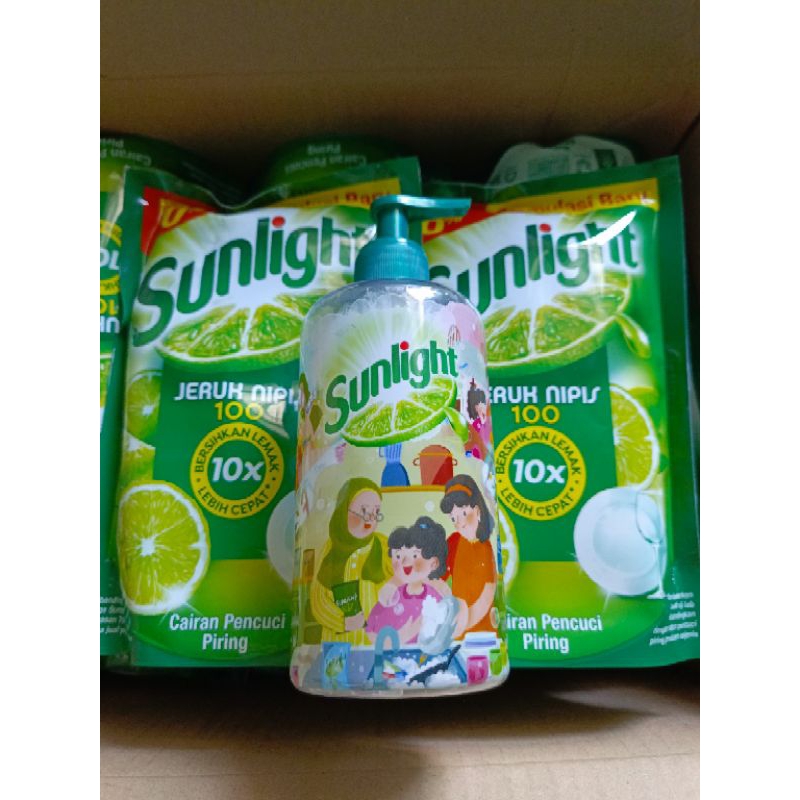 Jual SUNLIGHT LIME NETTO 910ml (gramasi baru) *BELI 1 GRATIS 1 BOTOL ...