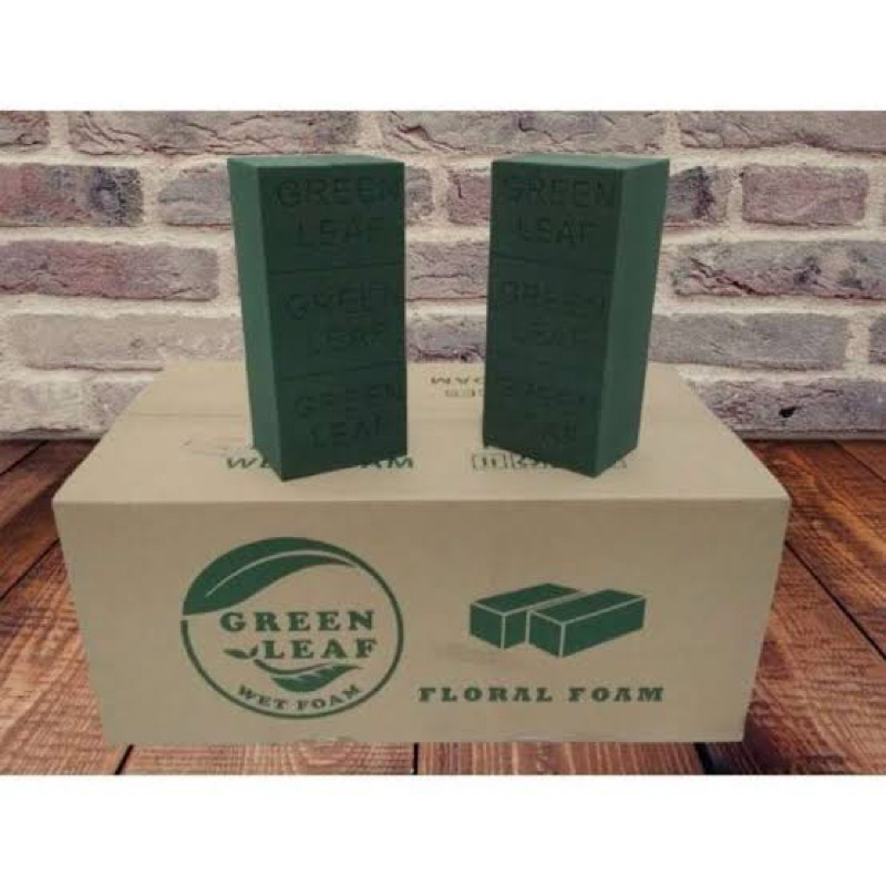 Jual 1 DUS FLORAL FOAM / FOAM BUNGA / FOAM KERING / OASIS BASAH / OASIS ...