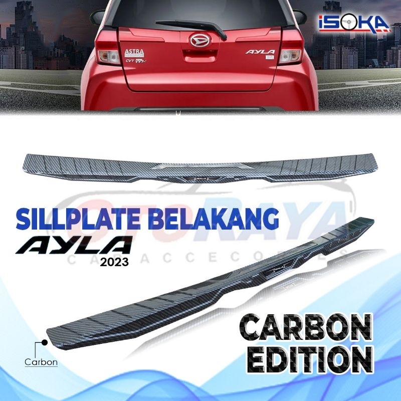 Jual AYLA 2023 2025 Silplat Sillplate Sill Plate Pelindung Pintu Bagasi ...