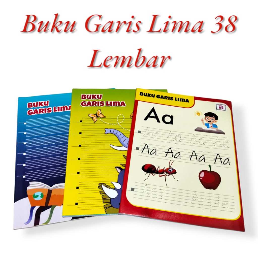 Jual AS888 - Buku Tulis Garis Lima / Buku Halus Bersambung 38 Lembar ...