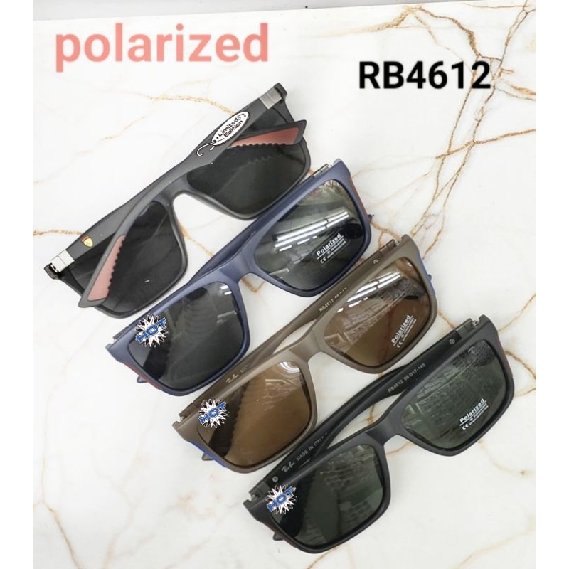 Jual [New RB4612]Kacamata Hitam Lensa Asli POLARIZED PASER IKAN Sunglasses Fashion Pria Wanita ...