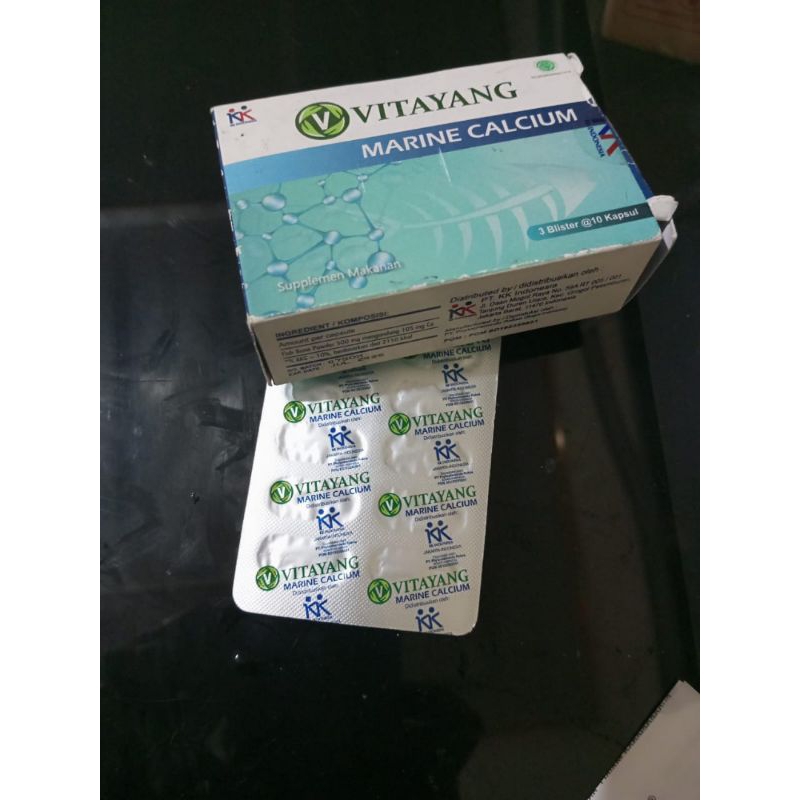 Jual vitayang Marina calcium strip 10 kapsul | Shopee Indonesia