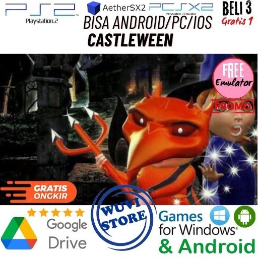 Jual PS 2 Castleween | Bisa di PC / Android / IOS Plus Emulator | Beli ...