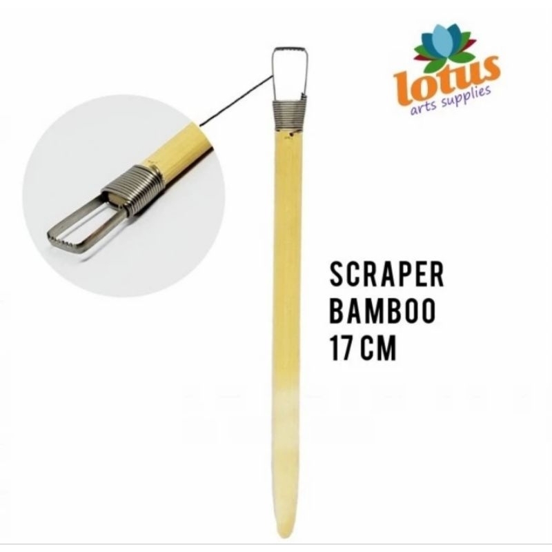 Jual Scraper Portable Bamboo - Clay Sculpting Pottery Tool - Alat Kikis ...