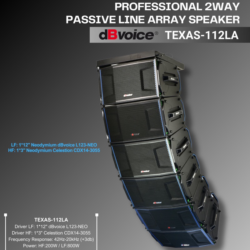 Jual Speaker Line Array Dbvoice TEXAS 112 LA Original 12 inch Array dB ...