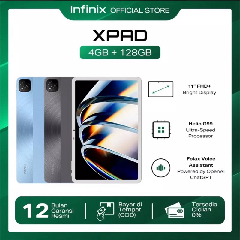 Jual Infinix Xpad 4/256 GB 4/128 GB Garansi Resmi | Shopee Indonesia