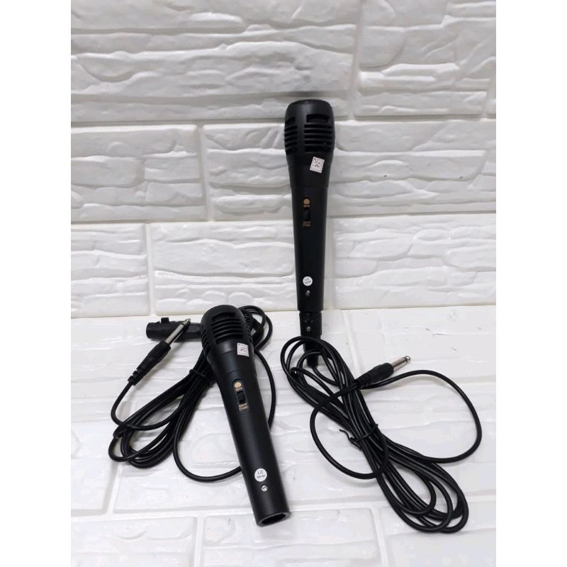 Jual Mic Karoke Micropon mix Kabel NON PACK jack besar/jeck kecil ...