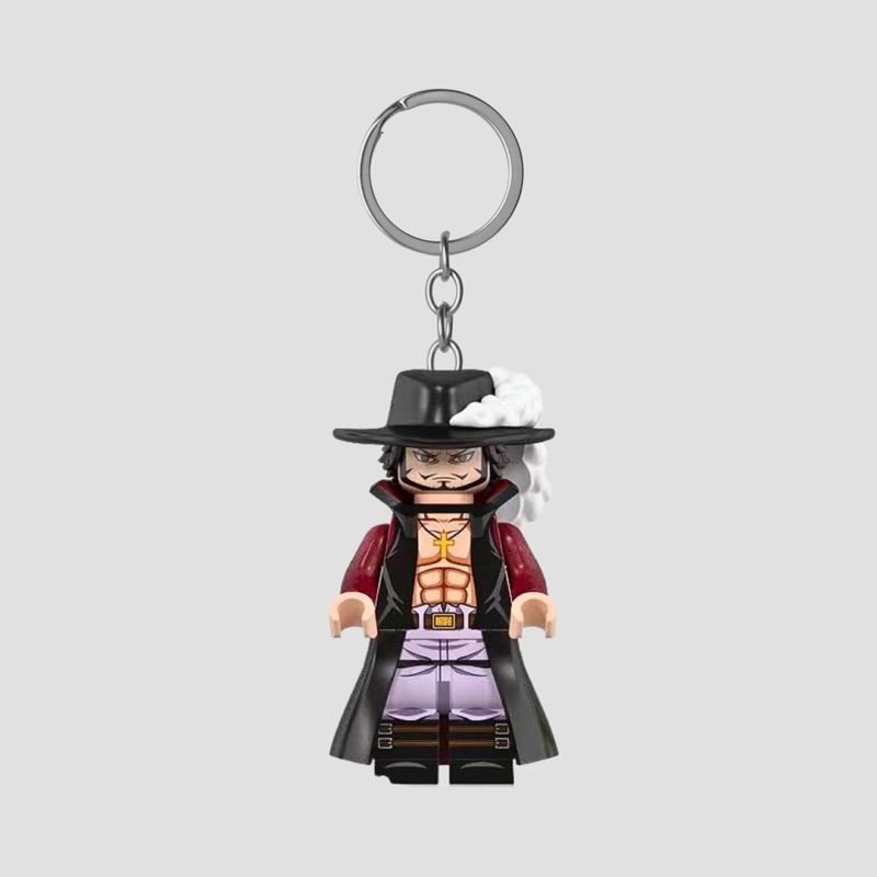 Jual Dhis Project Shiny Keychain LEGO Minigure Dracule Mihawk Onepiece ...