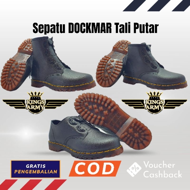 Jual Sepatu Model Dockmart Tali Putar Merk Kings Army Type Ka-043 ...