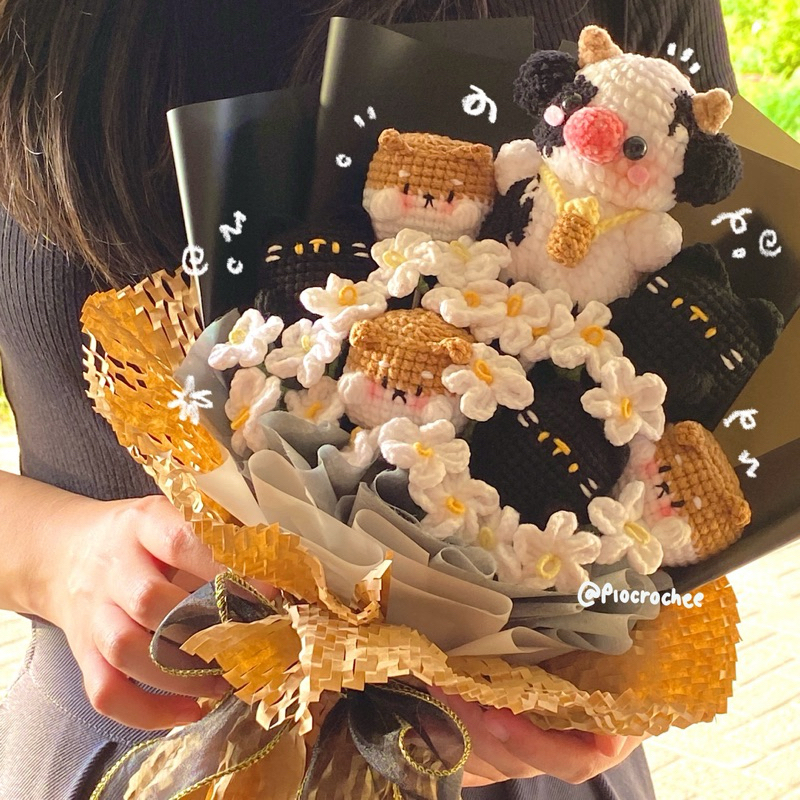 Jual crochet bouquet flower | Shopee Indonesia