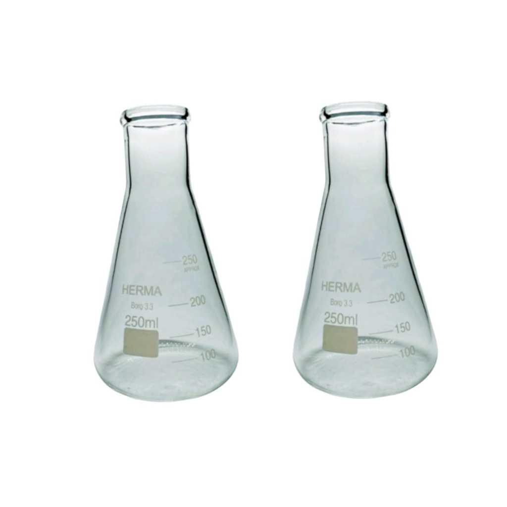 Jual Erlenmeyer 250ml Merek Herma/Erlenmeyer 250ml/Peralatan ...