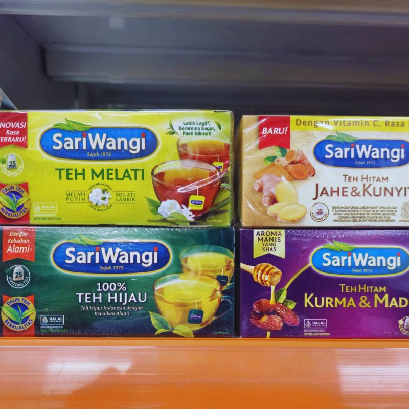 Jual Sariwangi teh clup series 50gr box(25bags@2g) | Shopee Indonesia