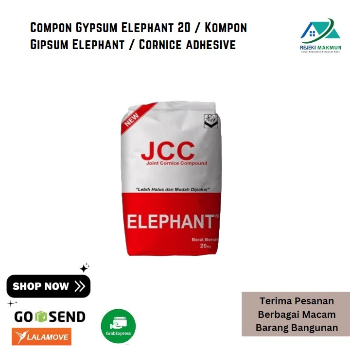 Jual Compon Gypsum Elephant 20 / Kompon Gipsum Elephant / Cornice ...