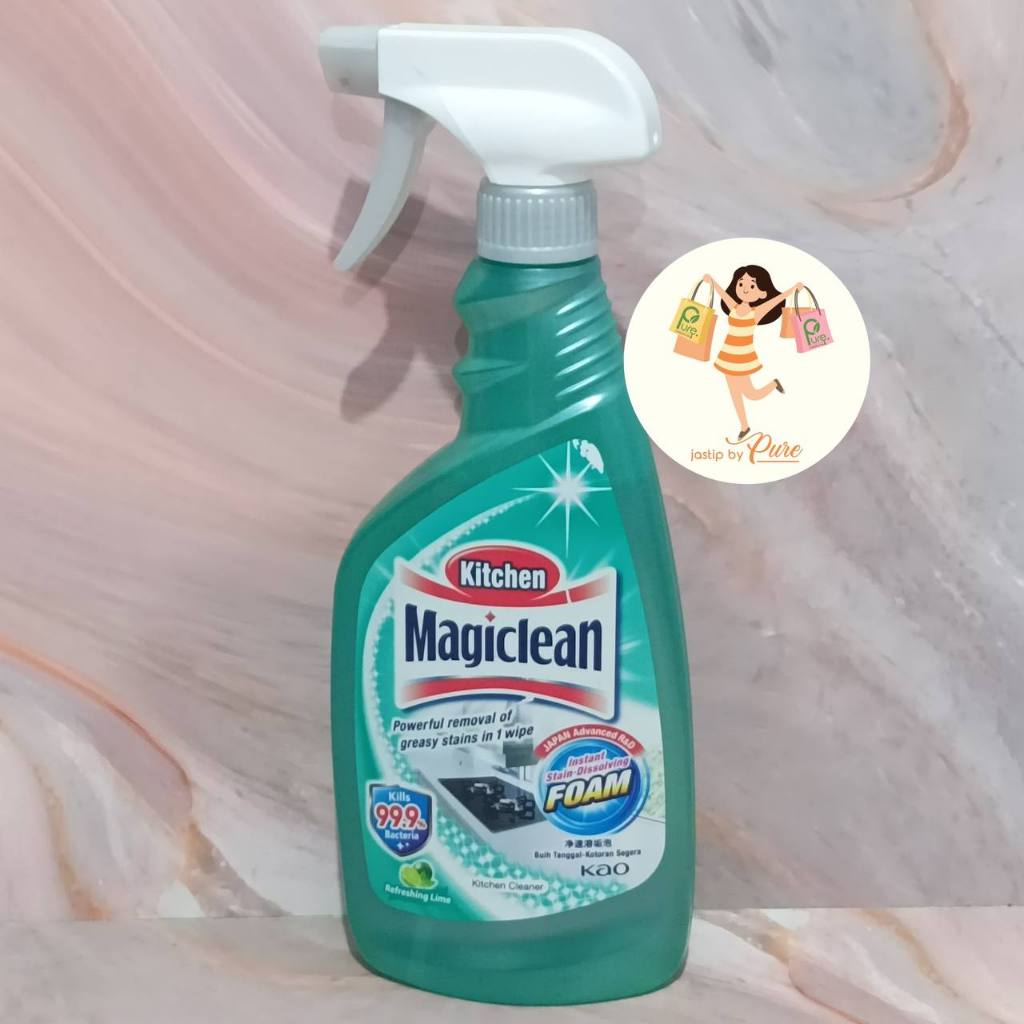 Jual MAGICLEAN Kitchen Cleaner Refreshing Lime 500ml + TRIGGER ...
