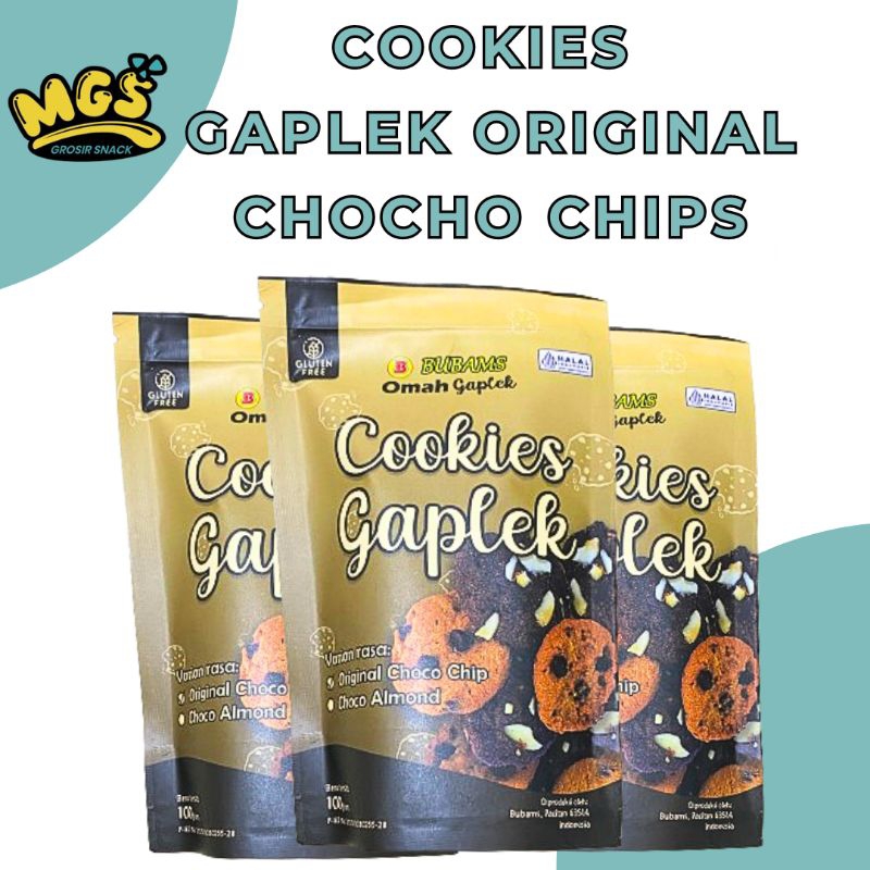 Jual Cookies Gaplek Original Choco Chip & Choco Almond Oleh - oleh khas ...