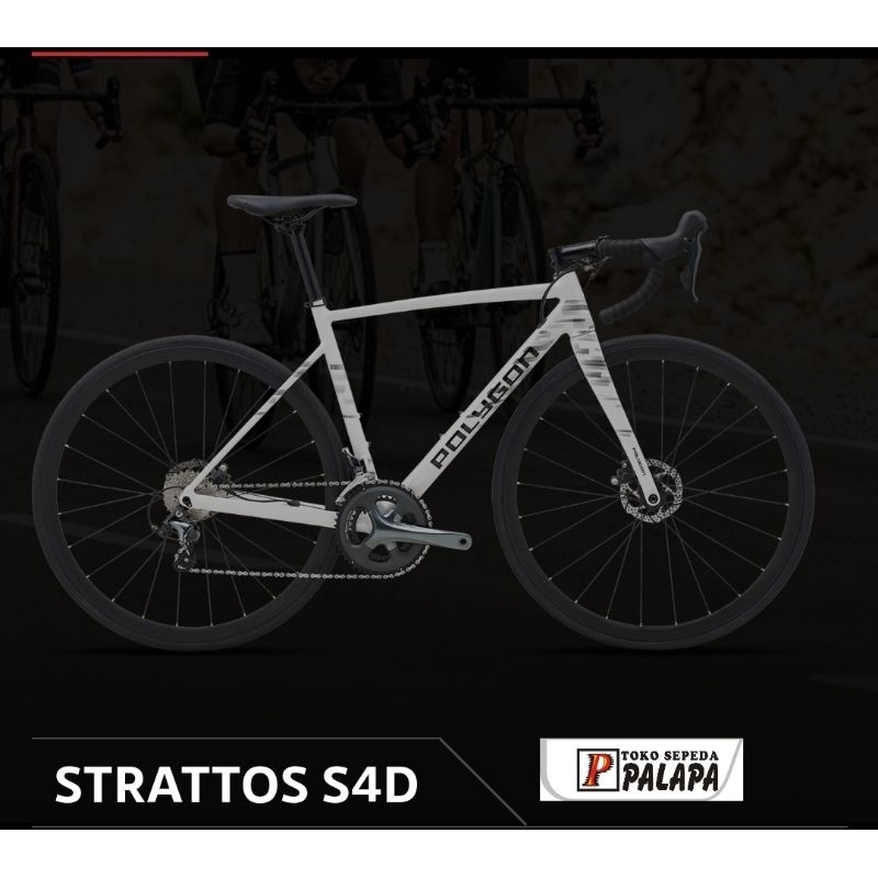 Jual Sepeda Balap Polygon Strattos S4D S4 Disc 700C ROADBIKE Road Bike ...