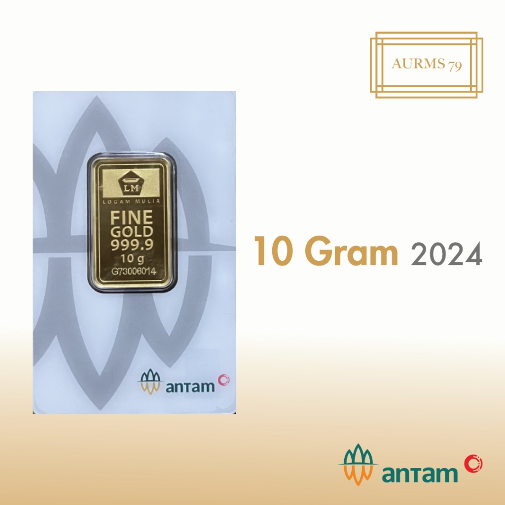Jual Logam Mulia Emas Antam 10 Gram Certicard | Shopee Indonesia