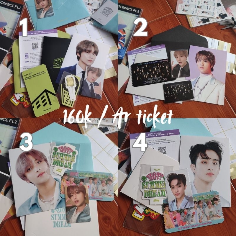 Jual EXO & CNT MERCHANDISE OFFICIAL (ar ticket haechan, mark, photopack ...