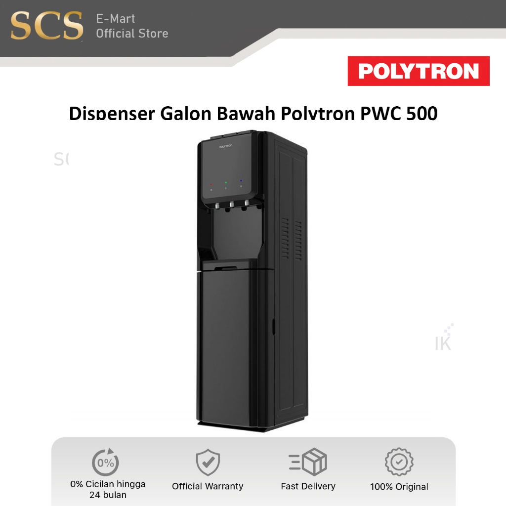 Jual Dispenser Galon Bawah Polytron PWC 500 PWC500 3in1 Hot Normal Cool | Shopee Indonesia