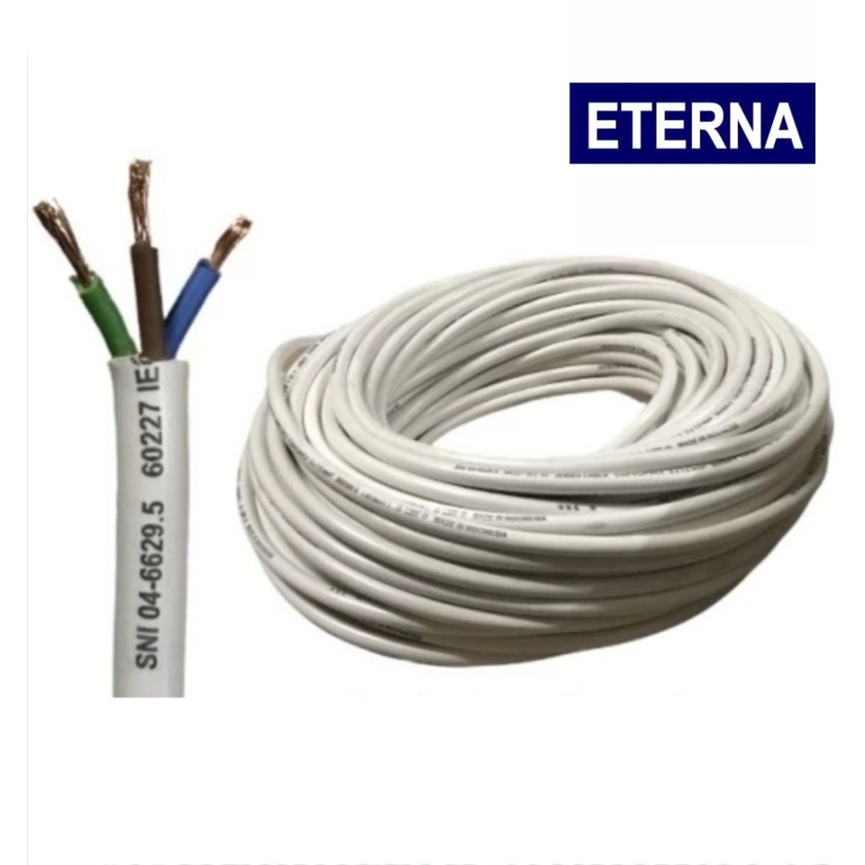 Jual Kabel ETERNA Isi 3x2,5 mm Kabel Listrik / Kabel Instalasi Kabel ... Jual Kabel ETERNA Isi 3x2,5 mm Kabel Listrik / Kabel Instalasi Kabel ...