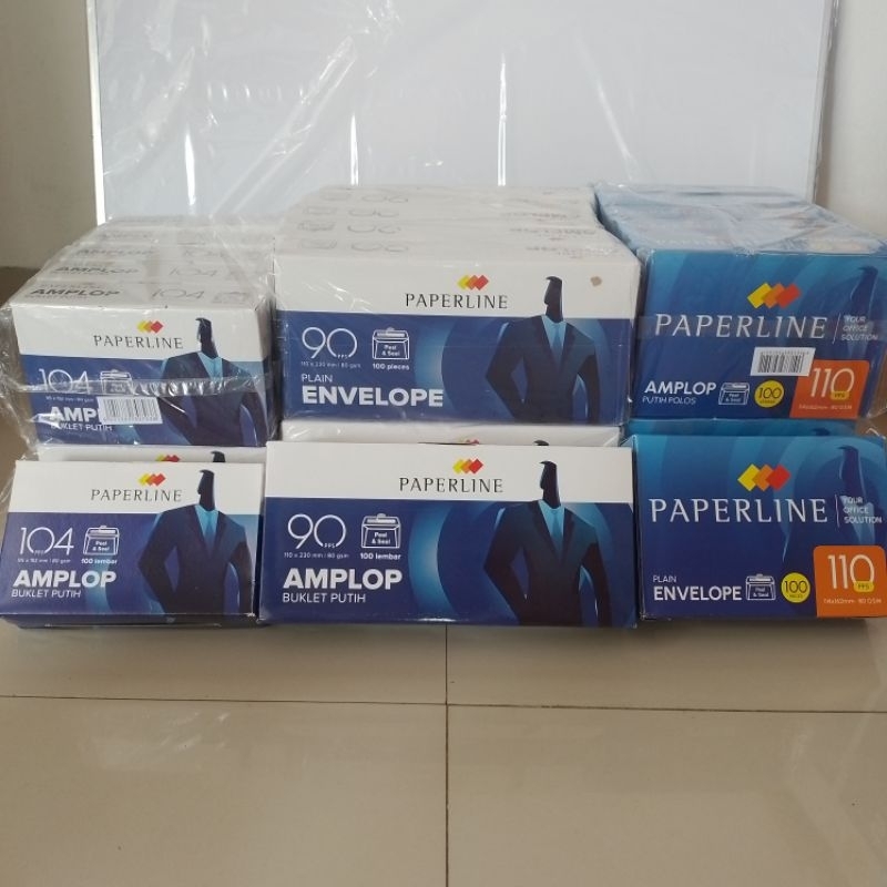 Jual Amplop Putih Amplop Uang Amplop Surat Paperline | 90 | 104 | 110 ...