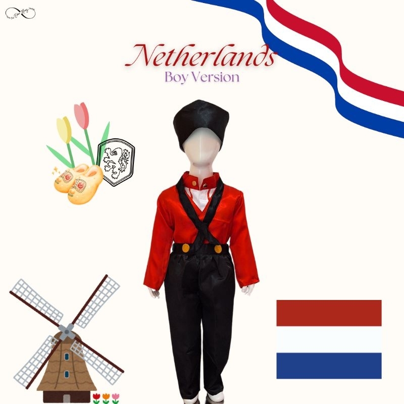 Jual Kostum Pakaian Belanda untuk Anak Laki-laki dan Dewasa ...