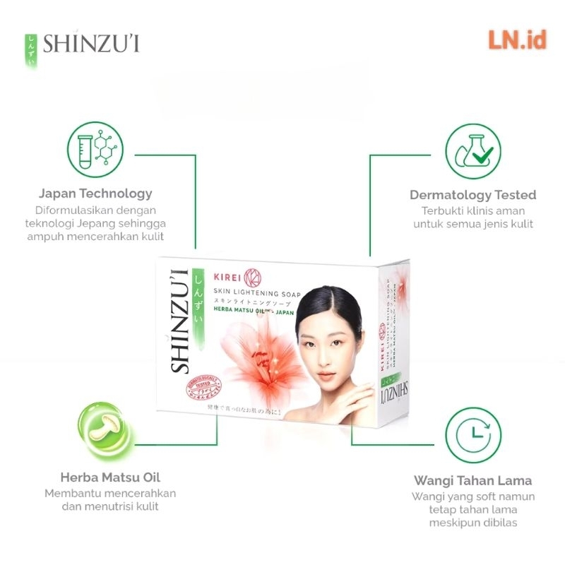 Jual SHINZU'I KIREI Sabun Batang 3pcs (Lebih Hemat) | Shopee Indonesia