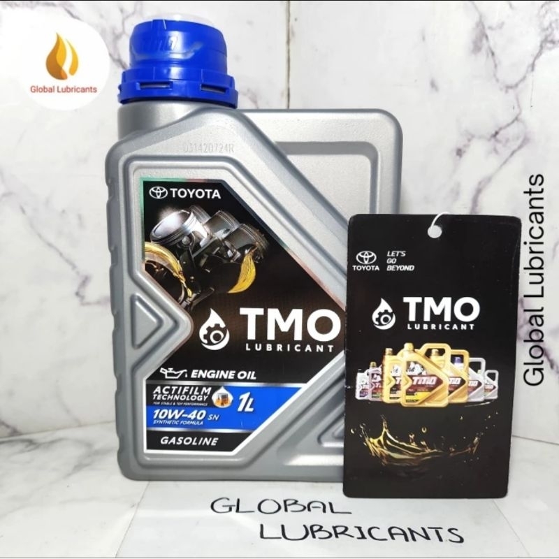 Jual ALL NEW BARCODE! Toyota Motor Oil/ TMO Biru 10W-40 1 Liter (Oli ...