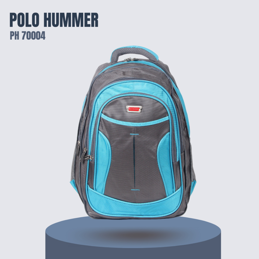 Jual Ransel Unisex Expanding POLO HUMMER - Backpack Pria Wanita + RAIN ...