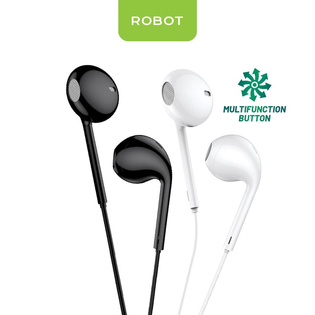 Jual ROBOT RE10 Headset / handsfree / earphone wired earphone high ...