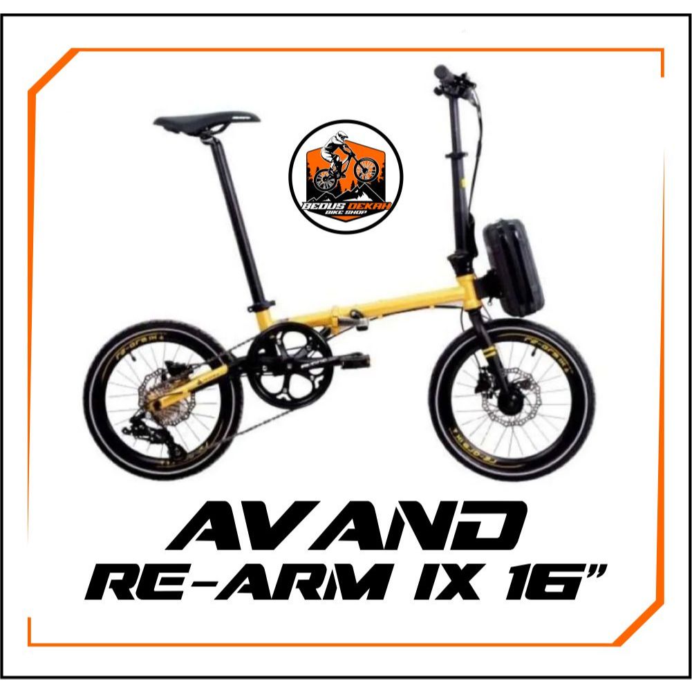 Jual SEPEDA LIPAT 16 AVAND RE-ARM IX CHROMOLY | Shopee Indonesia