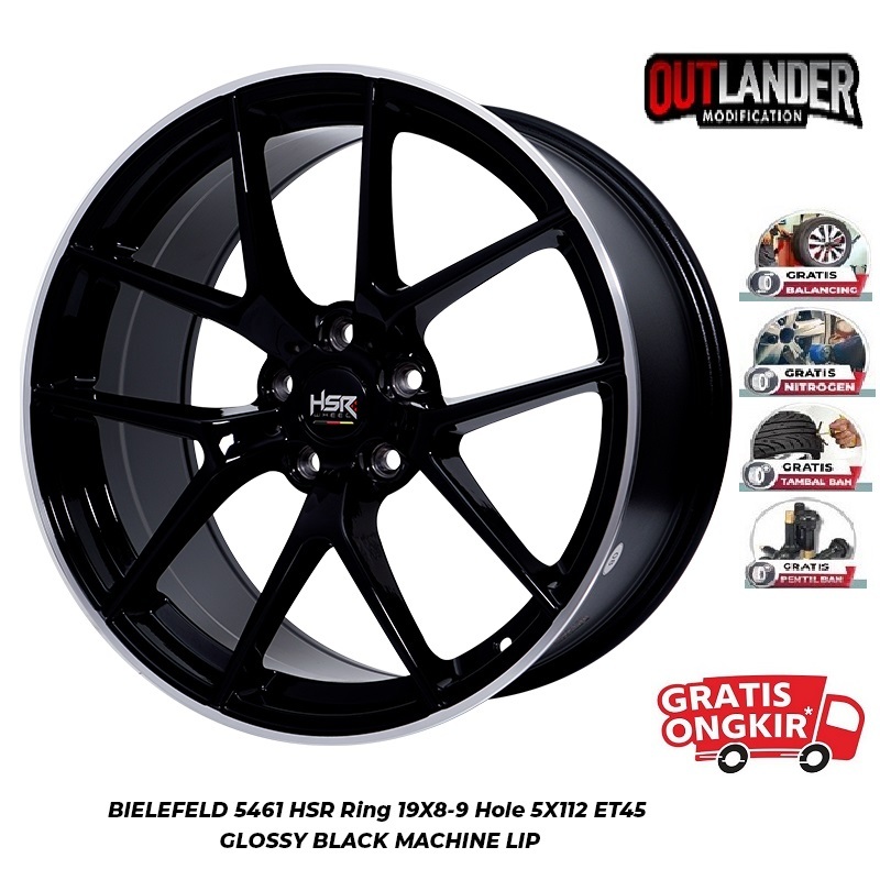 Jual Velg Mobil Ring 19 Untuk Mobil Mercy Audi TT Porsche Macan Bmw X1 Vw Scirocco Hsr Bielefeld ...