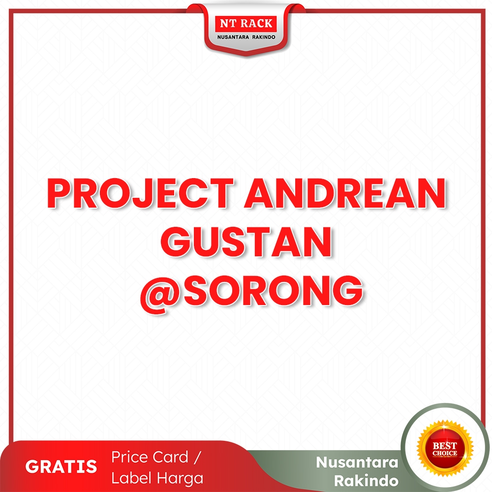 Jual PROJECT ANDREAN GUSTAN @SORONG | Shopee Indonesia