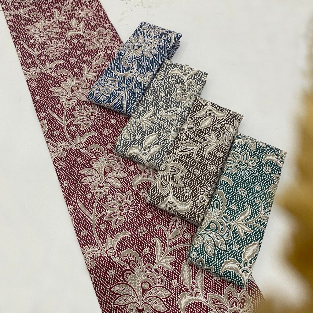 Jual Kain Batik Halus Motif Kekinian Ukuran Panjang Tr Tebal Adem Anti ...