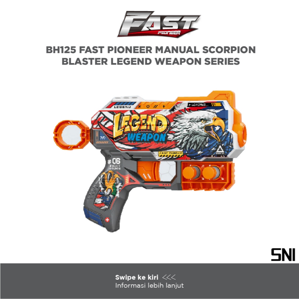 Jual Fast Pioneer - Manual Scorpion Blaster Legend Weapon Series Mainan ...