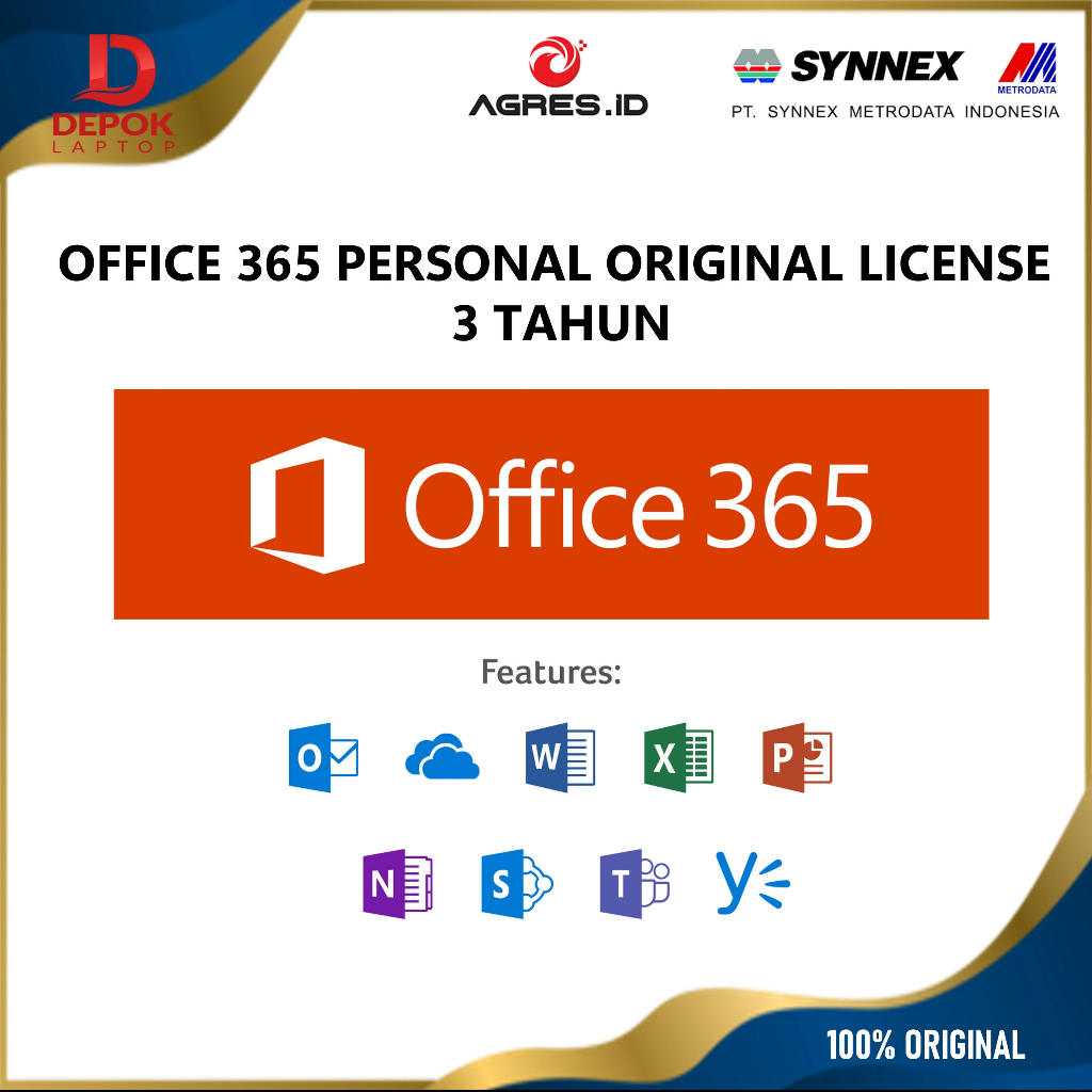 Jual Microsoft Office 365 Personal Subscription Original 3 TAHUN | Shopee Indonesia