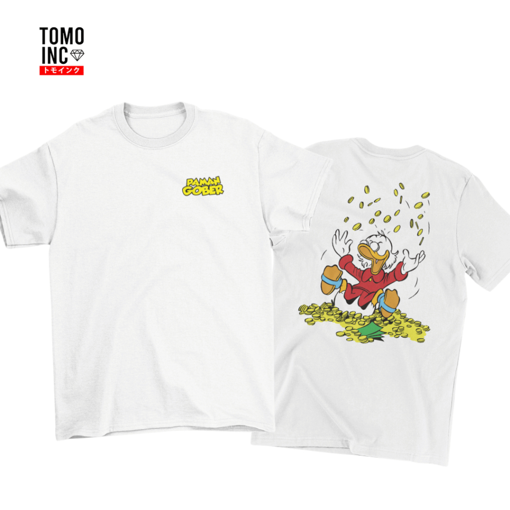 Jual Kaos Kartun Tomoinc Donal Duck - Paman Gober | Shopee Indonesia