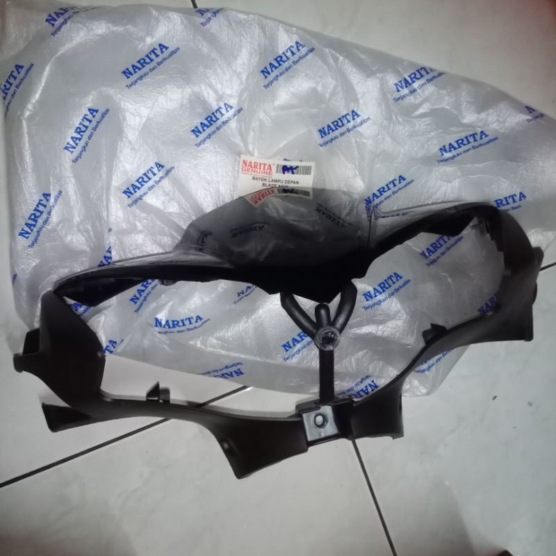 Jual Batok depan Honda New Blade 110 / 125 Hitam / Orange Tenshi ...