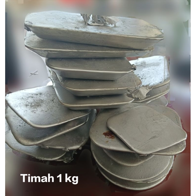Jual TIMAH BATANGAN KEPINGAN KILOAN KERAS BERSIH UNTUK UMPAN PANCING ...