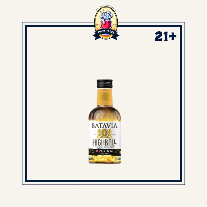 Jual Batavia Highball Ori 180ml | Shopee Indonesia