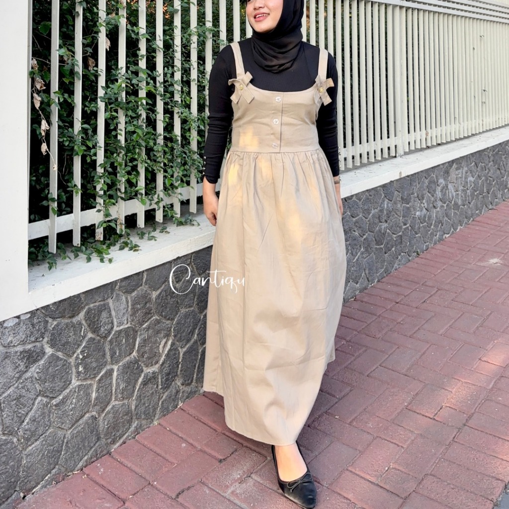 Jual Cantiqu Overall Katun Lily Jumpsuit Rok Wanita | Shopee Indonesia