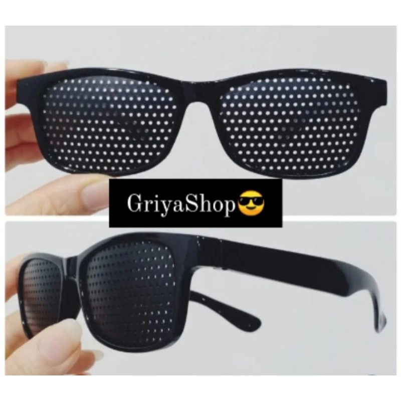 Jual kacamata pinhole,Kacamata Terapi untuk mengurangi plus/Minus ...